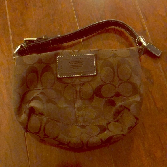 Coach | Bags | Brown Signature Coach Purse | Poshmark